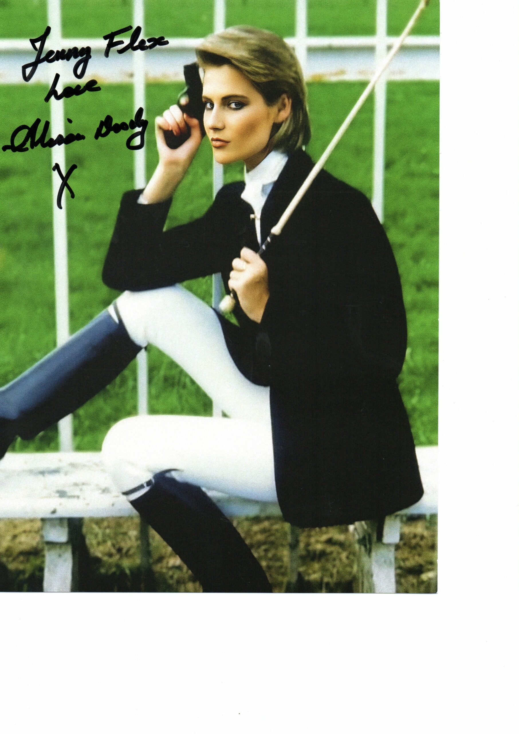 Photo dédicacée par Alison Doody (Jockey - A view to a kill) - Club ...